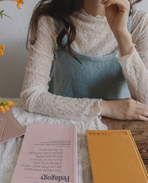 [[만능코디][LABEL] 여성스런 레이스 신축성 좋은 블라우스 [size:F,1]]